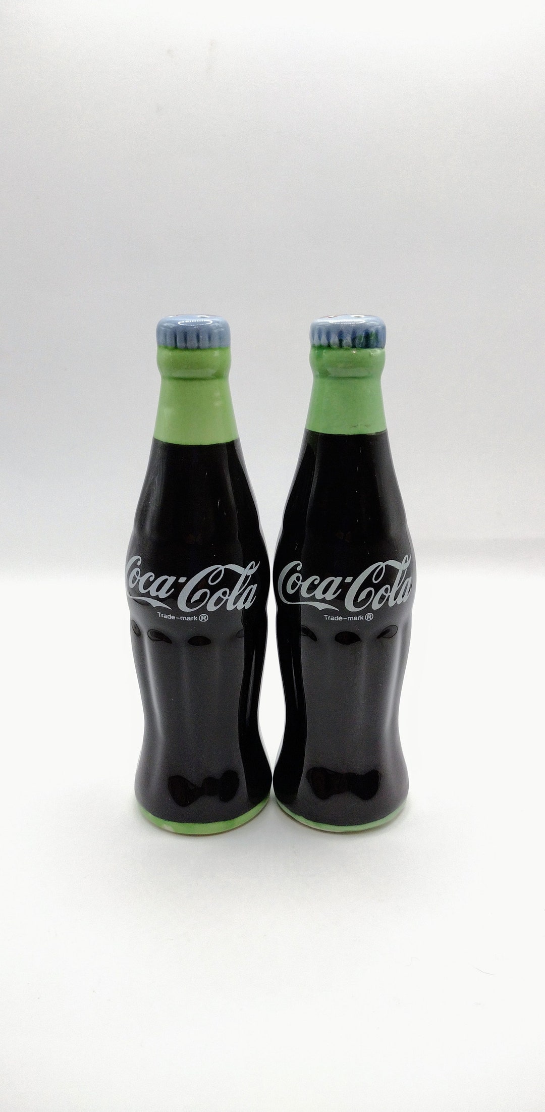 Coca Cola Gift Mini Coke Bottles Salt Pepper Shaker Set. Vintage ...