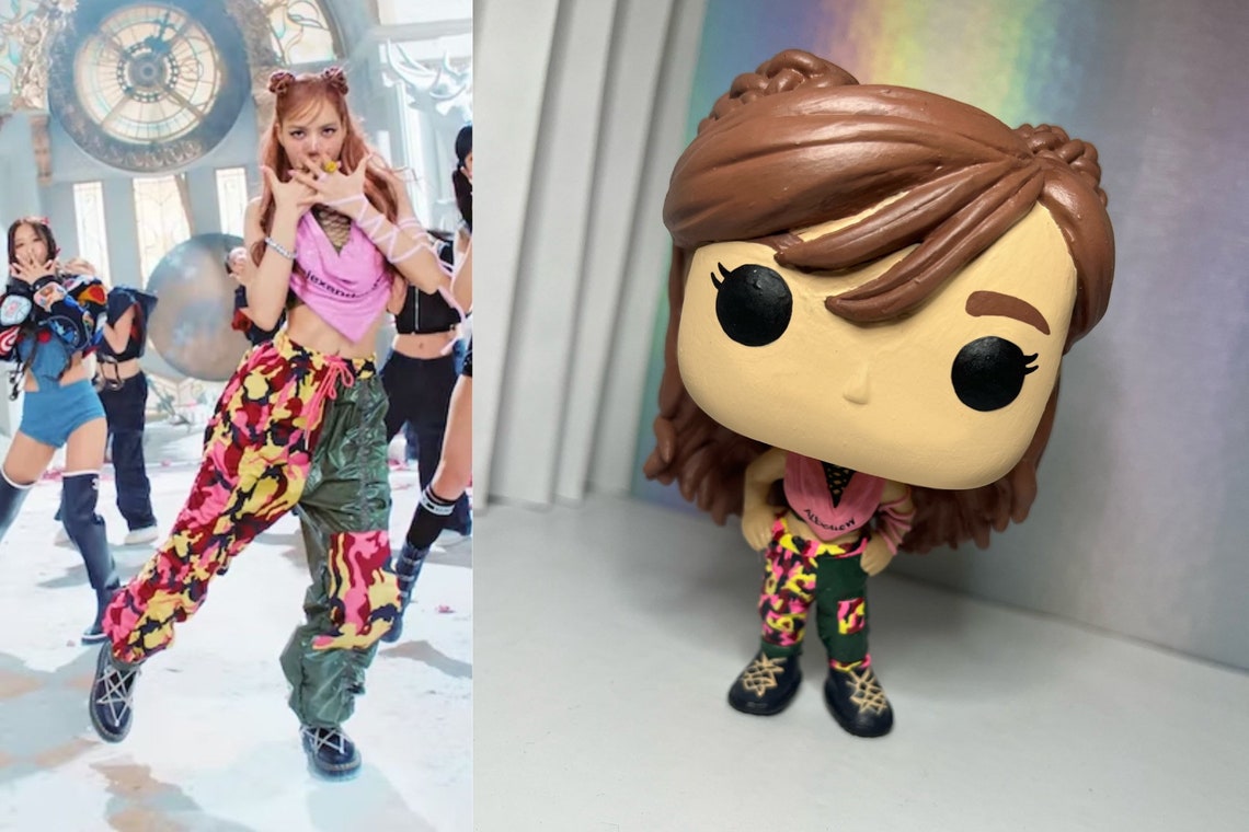 Bts Funko Pop Blackpink Lisa Pink Venom And Jennie Shut Etsy