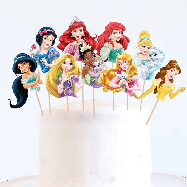 Princess Cake Topper - Etsy