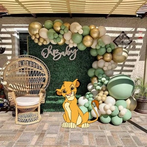LION KING Cutout Decoración Rey León imprimible Baby Shower - Etsy España