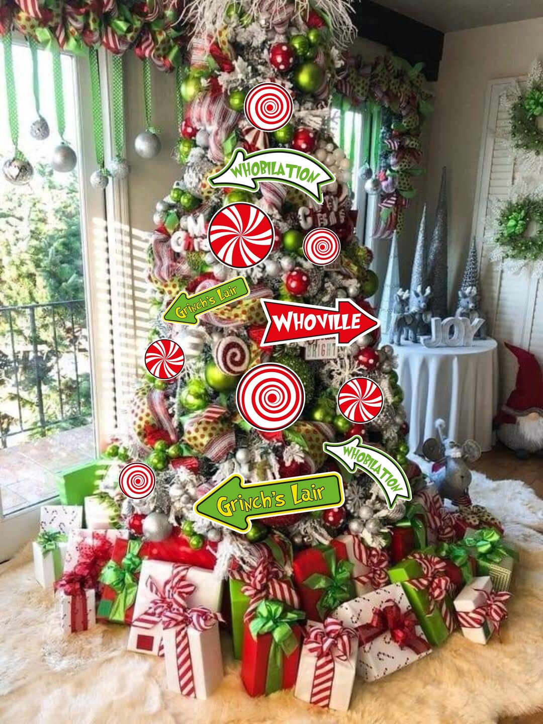 BUNDLE GRINCH Big Decor ON Sale: Cutout Decor Grinch, Digital Download ...