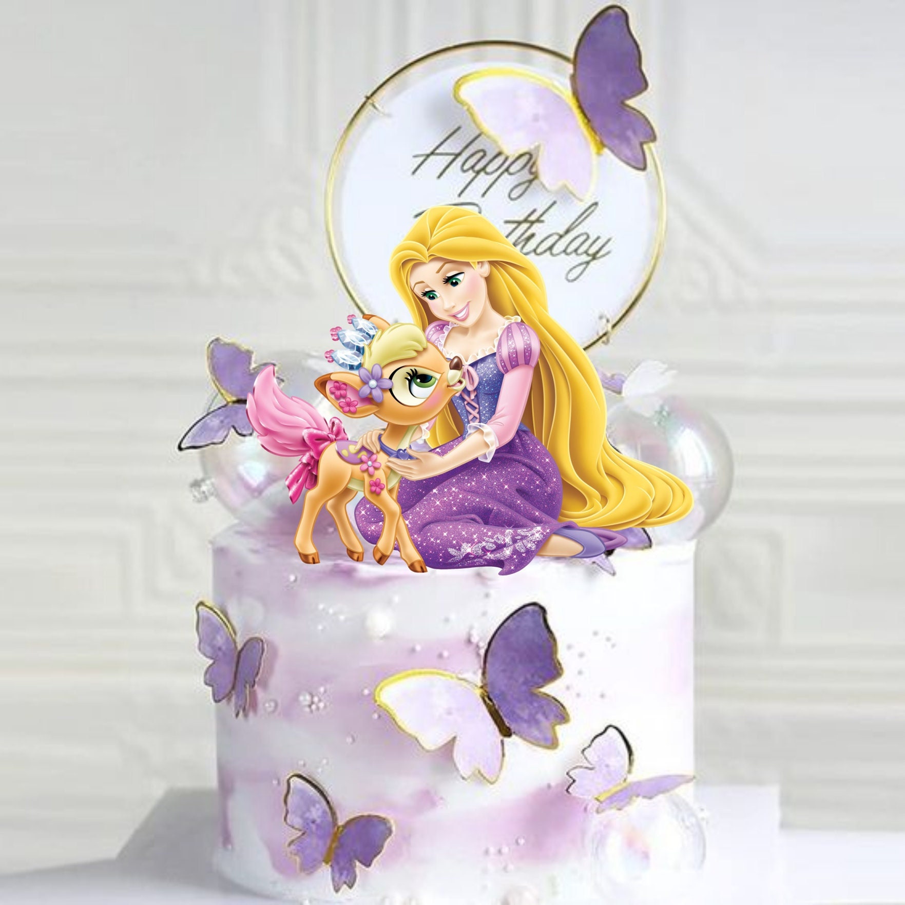 Rapunzel Cake Topper DIY, Rapunzel Printable, 43% OFF