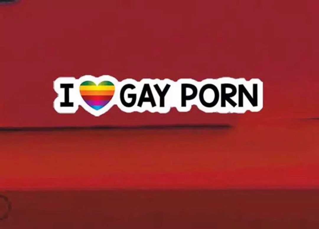 I Heart Gay Corn Stickers - Etsy