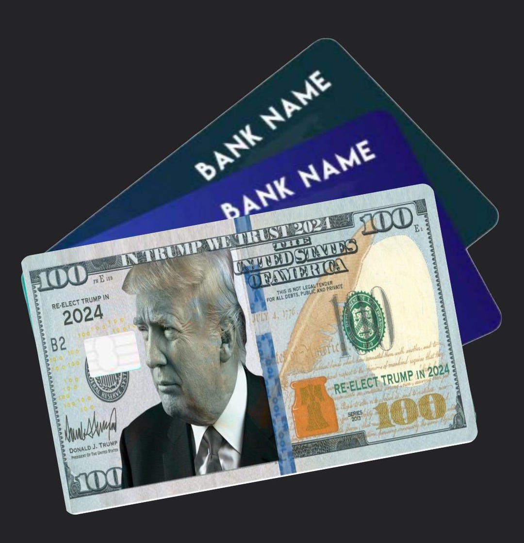 Trump Money Credit/debit Card Wraps - Etsy
