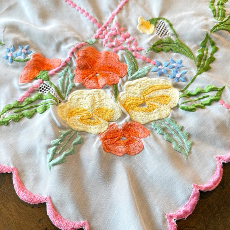Applique Tablecloth - Etsy