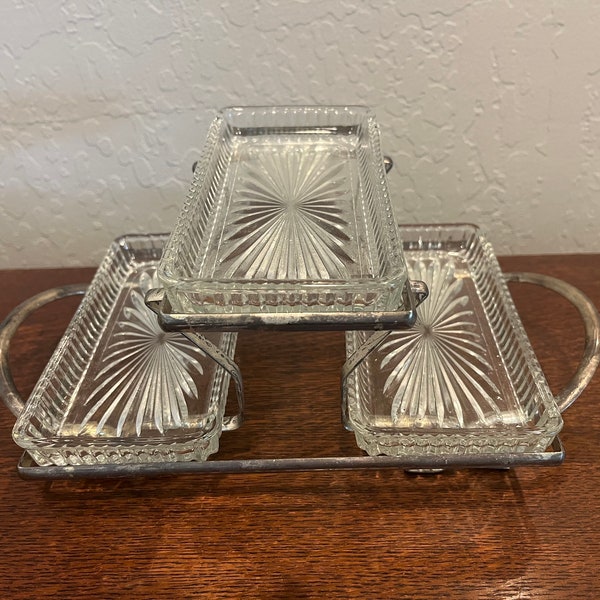 Cut Glass Tray - Etsy