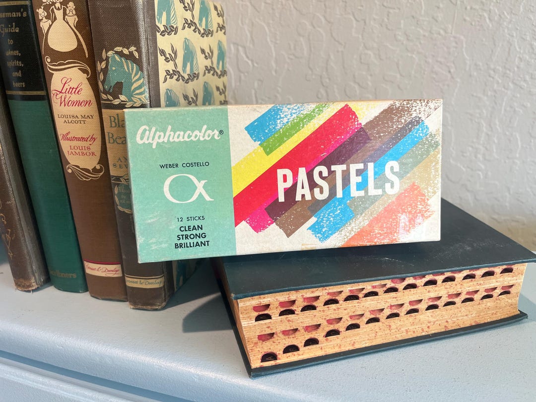 Vintage Alphacolor Pastels 12 Sticks Weber Costello Made in USA - Etsy