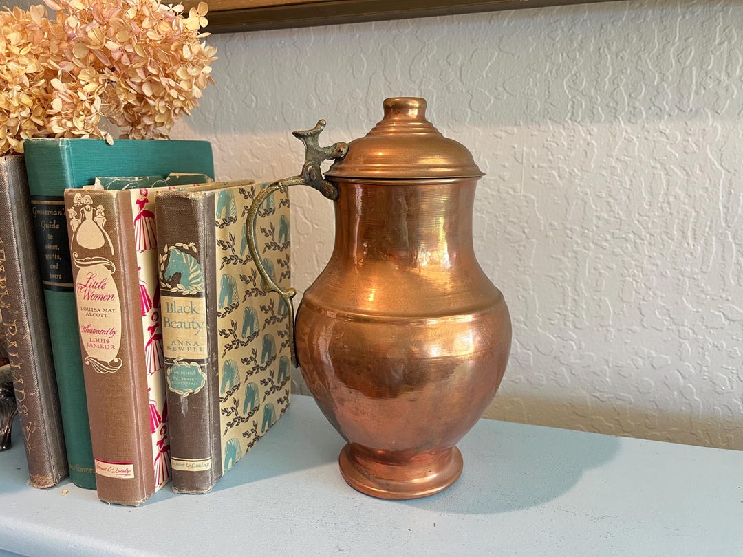 Vintage Turkish Old World Copper Pitcher - Made by Imax Turkey - Etsy