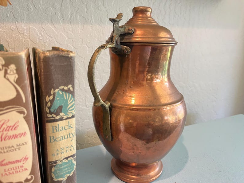 Vintage Turkish Old World Copper Pitcher - Made by Imax Turkey - Etsy