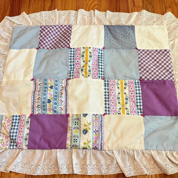 Patchwork Pillowcase - Etsy