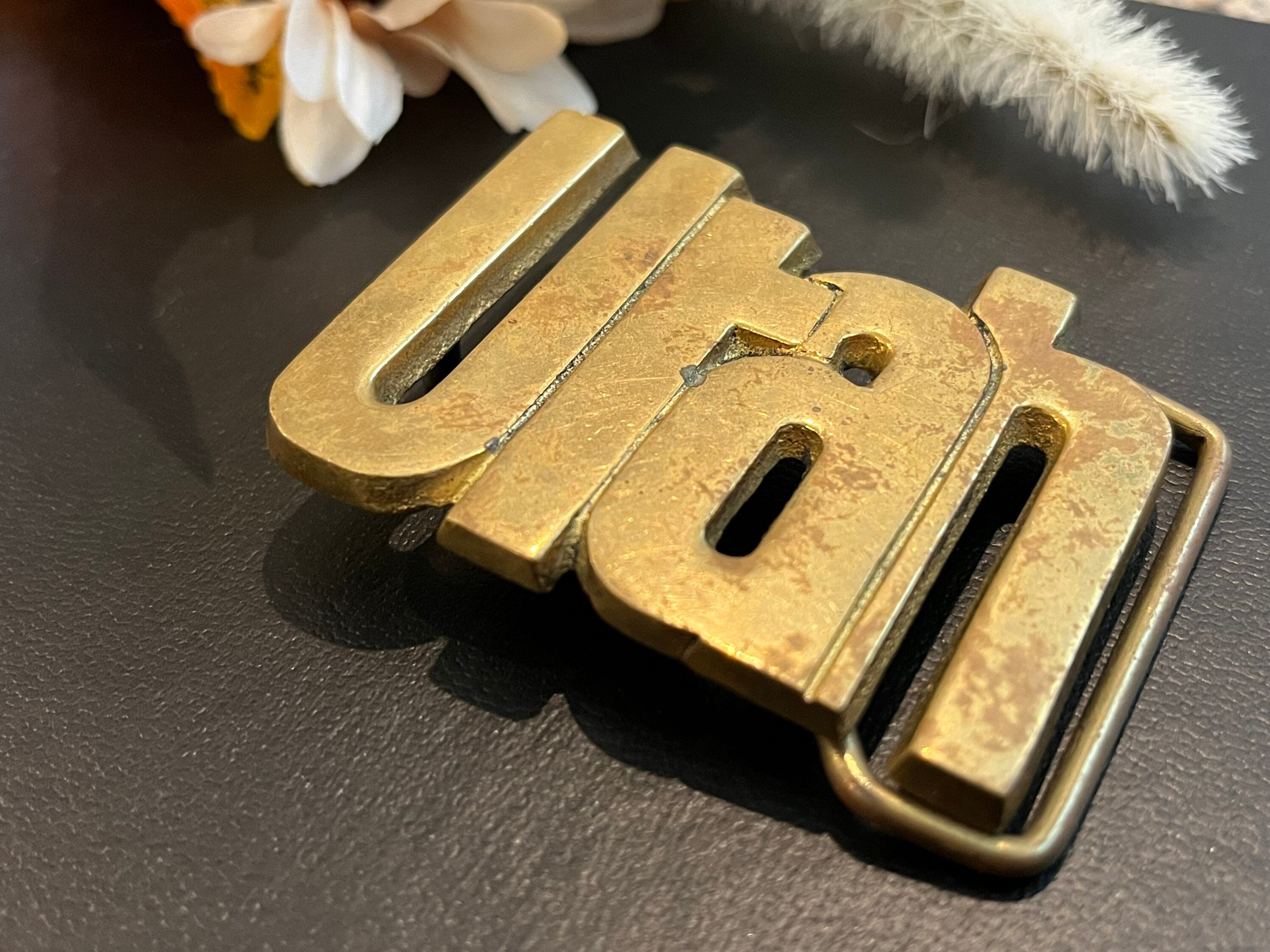 Vintage UTAH State Solid Brass Belt Buckle by Baron Retro - Etsy