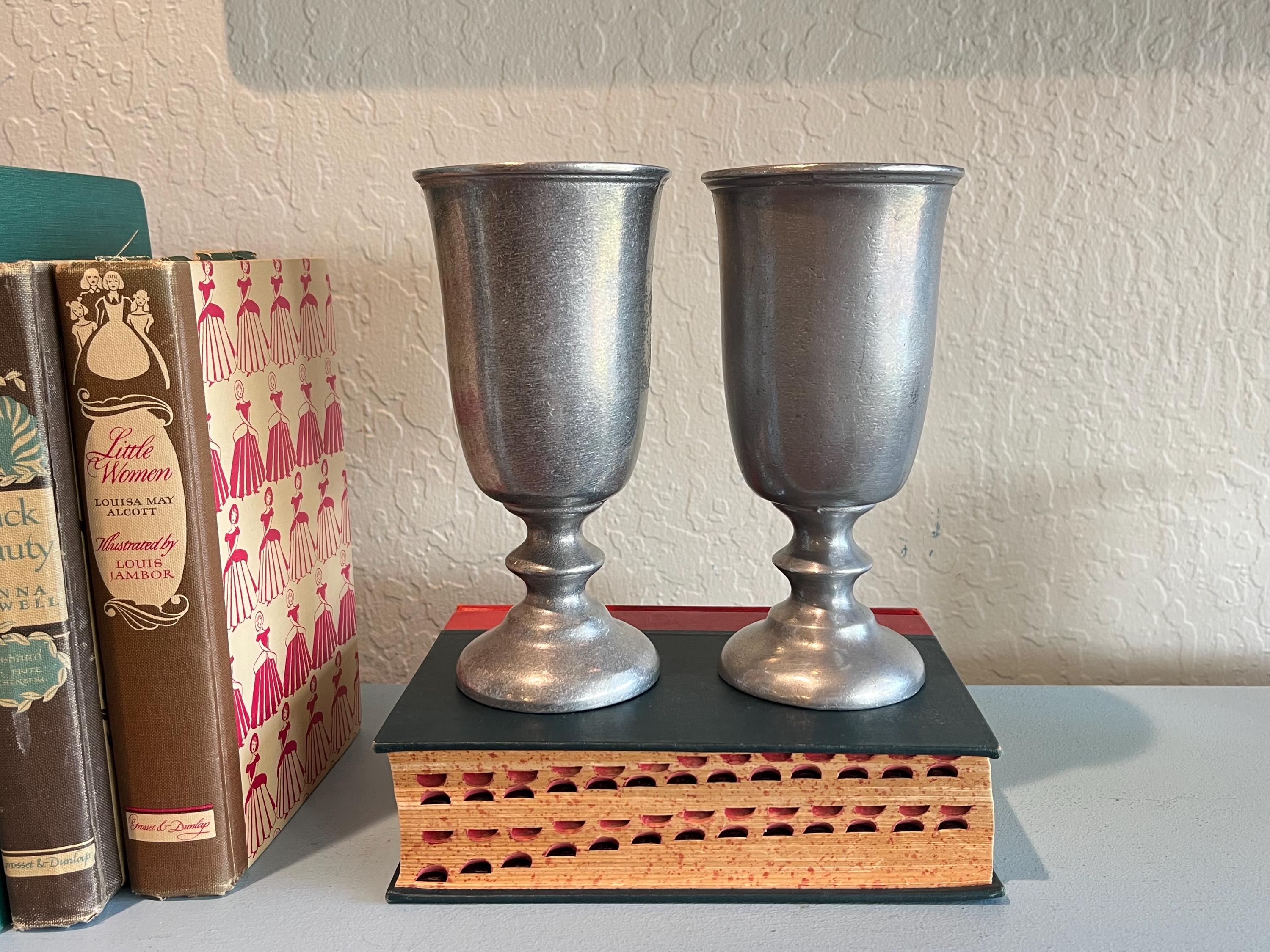 Pewter water goblets store