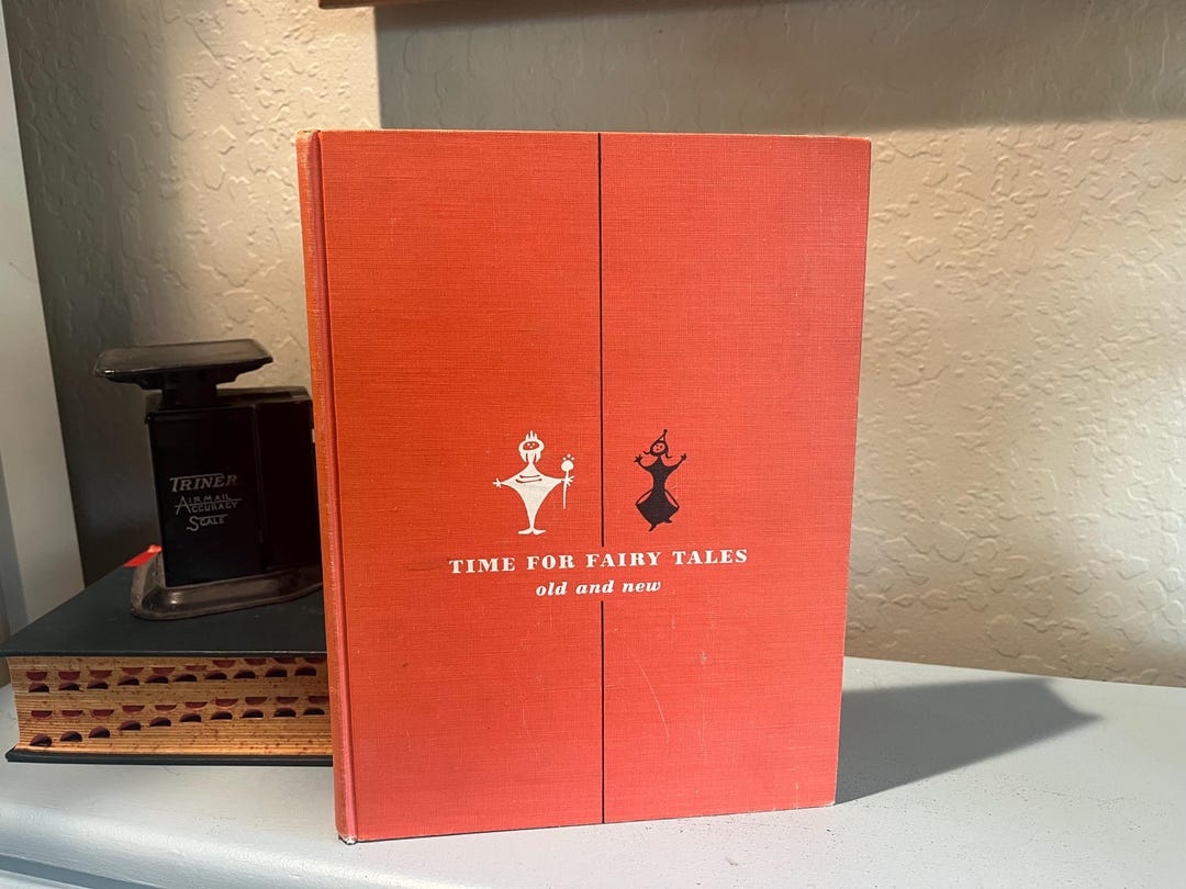 Vintage 1950s Time for Fairy Tales Old and New Hardcover Book by Mary ...