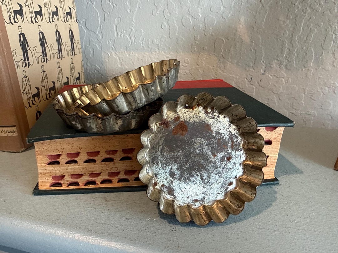 Vintage Fluted Metal Tart Pastry Tin - Etsy