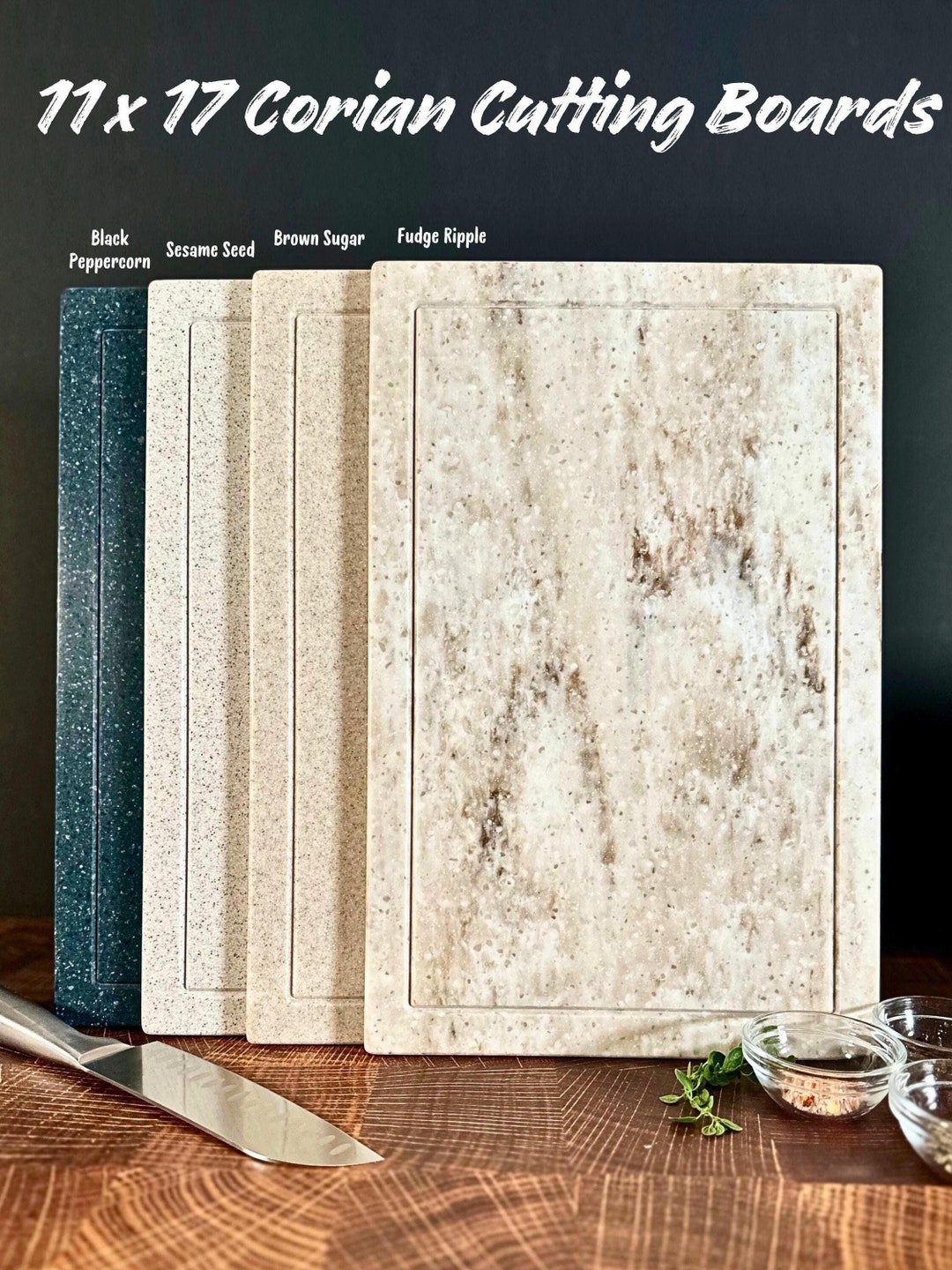 Premium Recycled 11 X 17 Corian Cutting Boards for Sustainable Kitchens ...