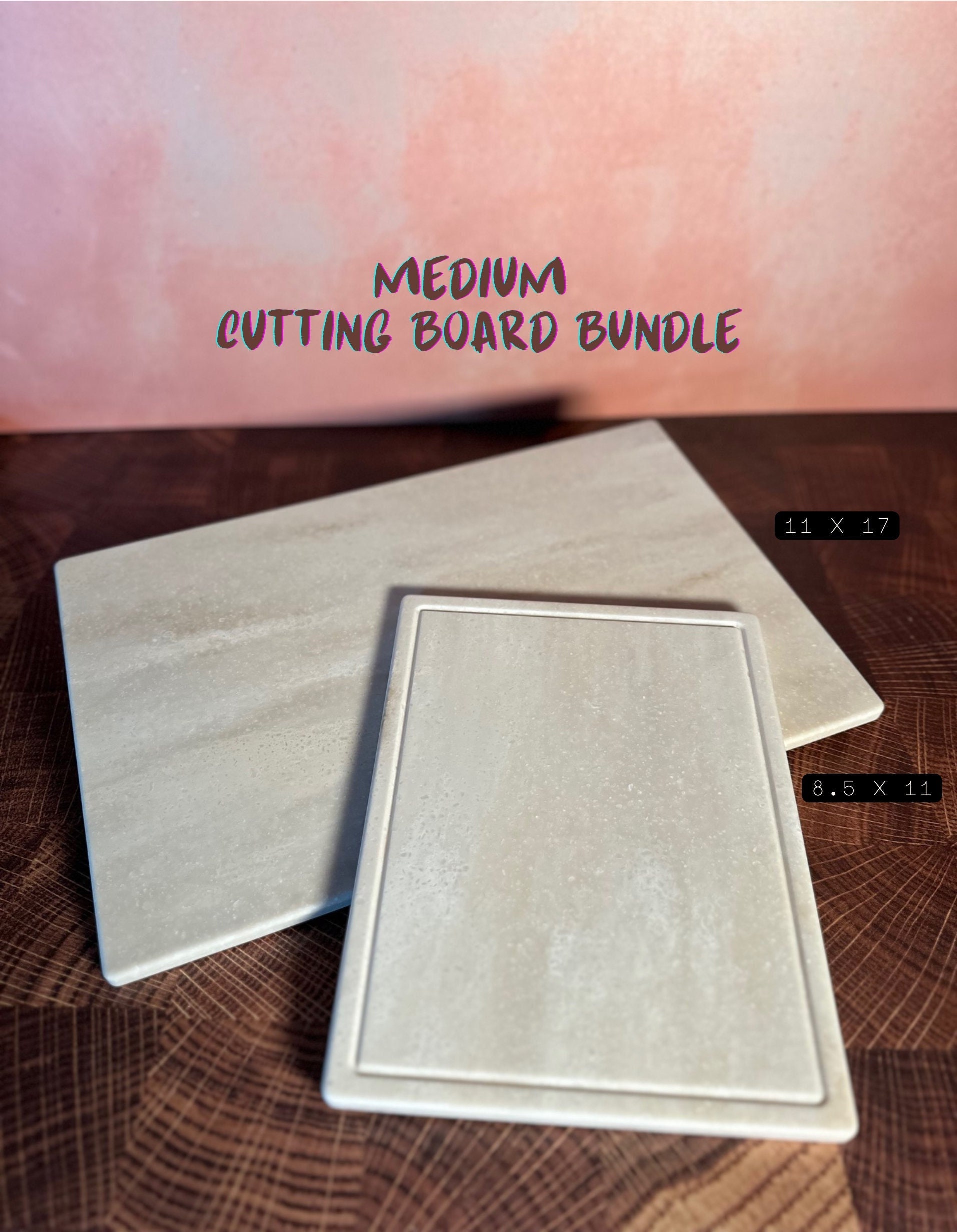 Corian Cutting Board Bundle Gift Sets, Father's Day Gift, Charcuterie ...