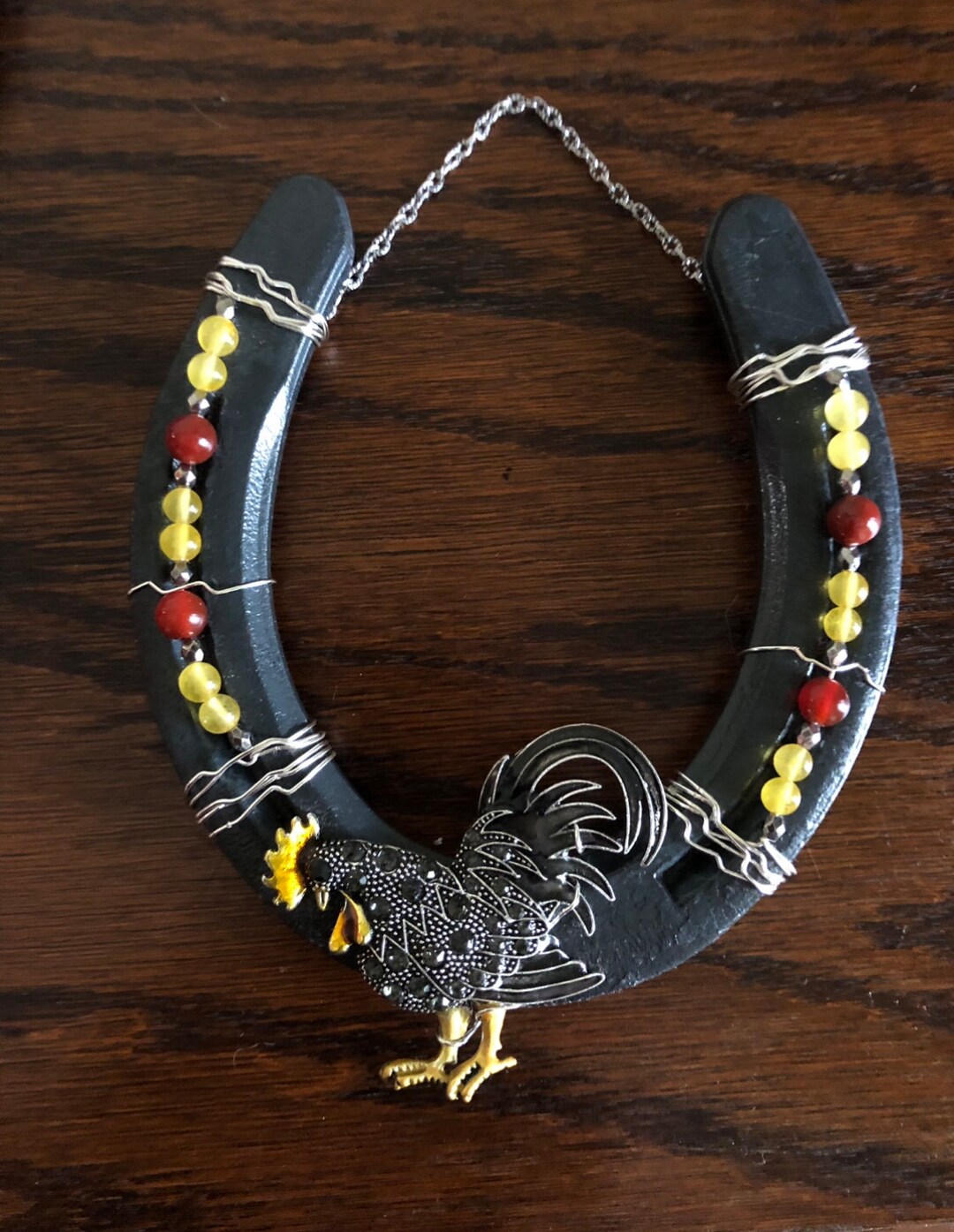 Good Luck Horseshoe Chicken - Etsy