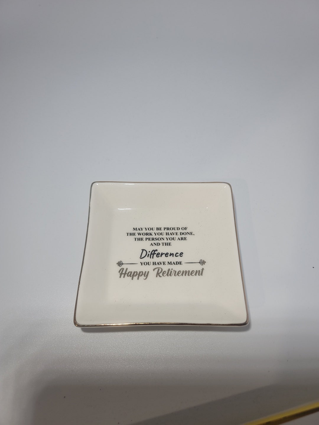 Vintage Retirement Plate - Etsy