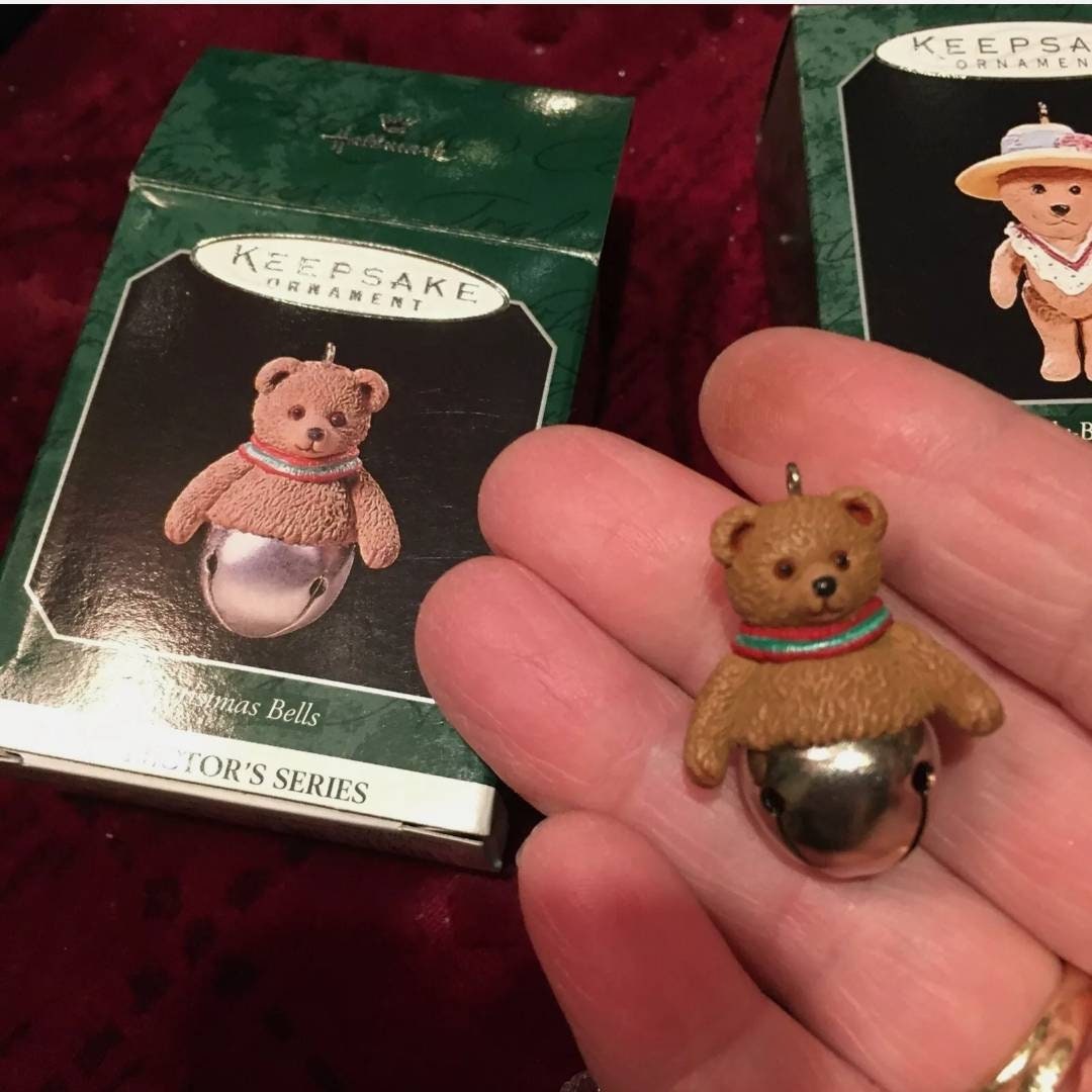 Vintage Hallmark Mini Christmas Ornaments - Etsy