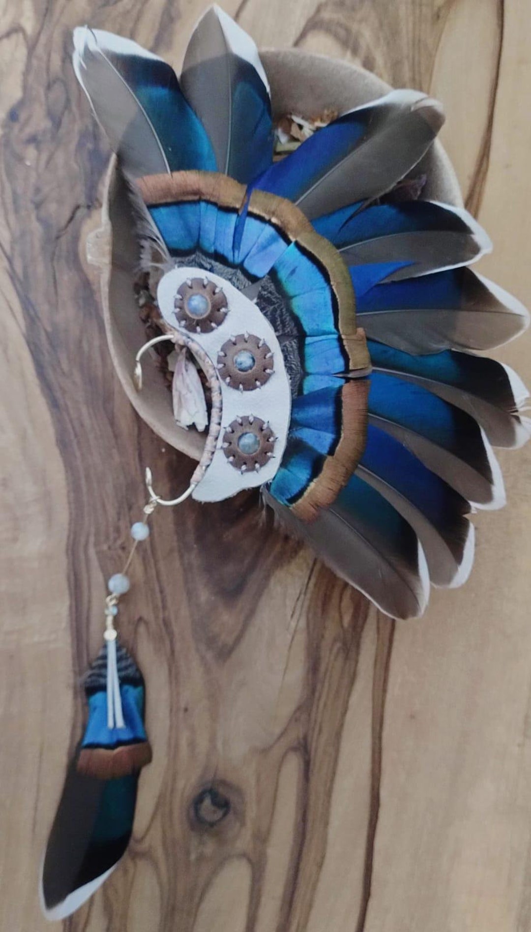 Copilli, Feather Art, Arete De Pluma - Etsy