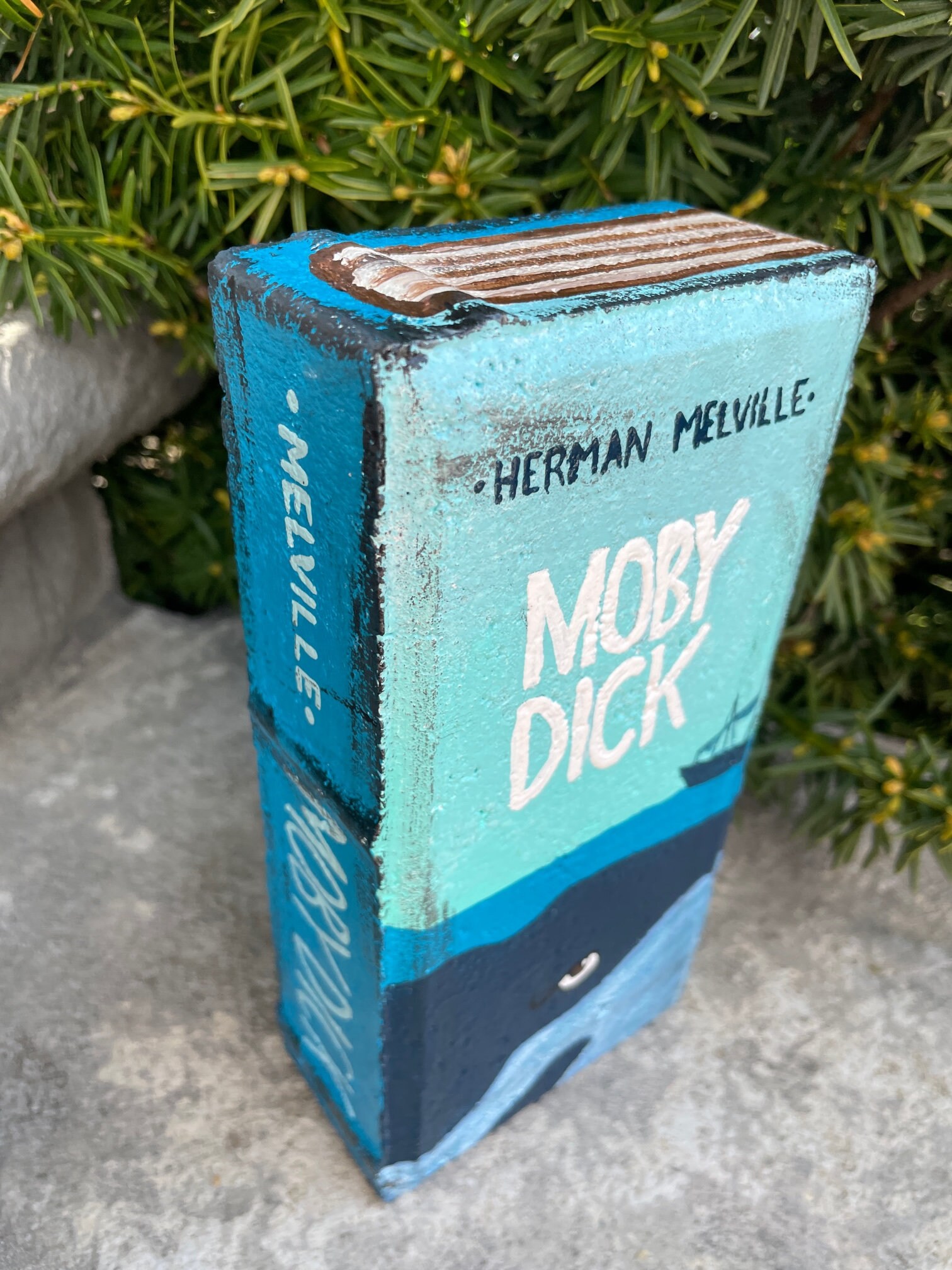 Brick Book Moby Dick - Etsy