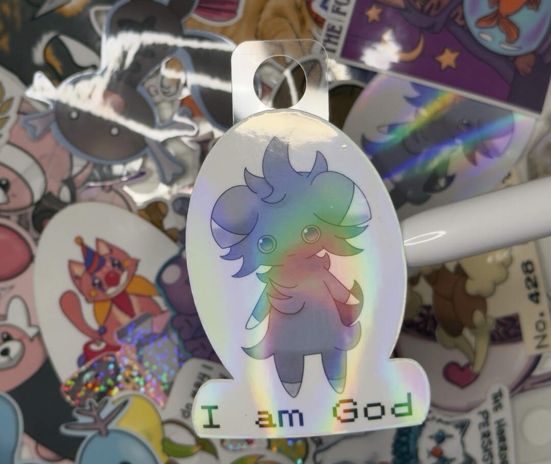 Holographic Psychic Pocket Monster Sticker - Etsy