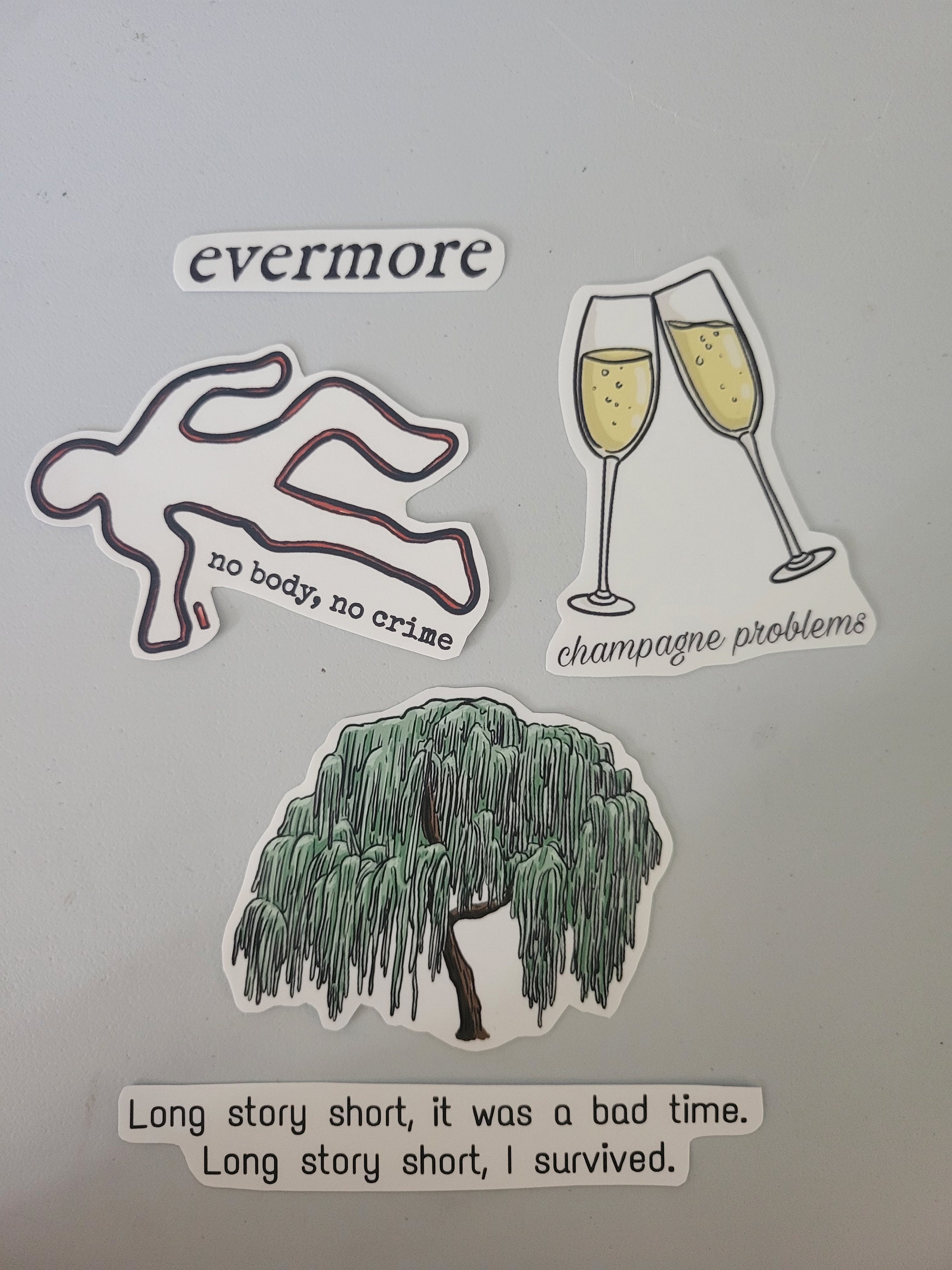 Evermore Album Sticker Pack - Etsy