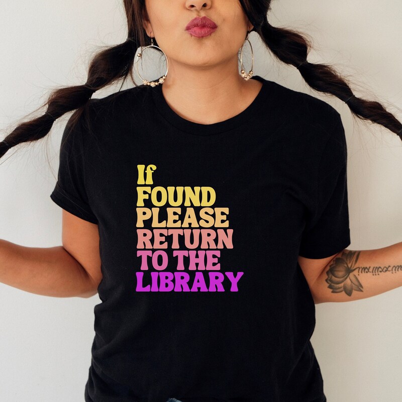 If Found Return to Library - Etsy