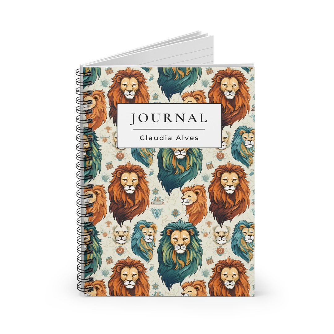 Leo Lion Journal, August Birthday Gift, Astrology Gift, Zodiac Gift ...