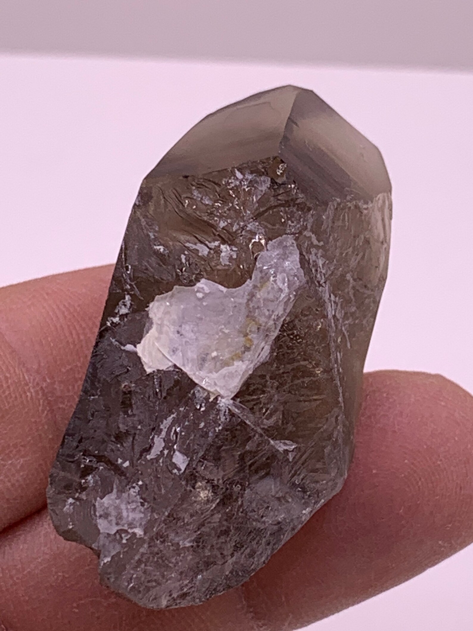 Smoky Quartz With Aegirine Inclusion - Etsy