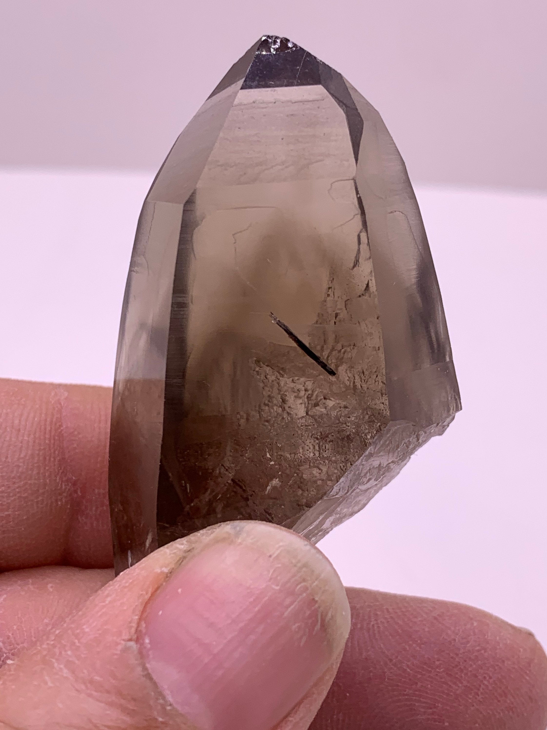 Smoky Quartz With Aegirine Inclusion - Etsy