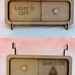 Laser Cut Customizable Sliding Door Sign - Etsy