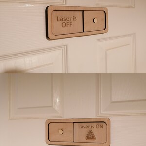 Laser Cut Customizable Sliding Door Sign - Etsy