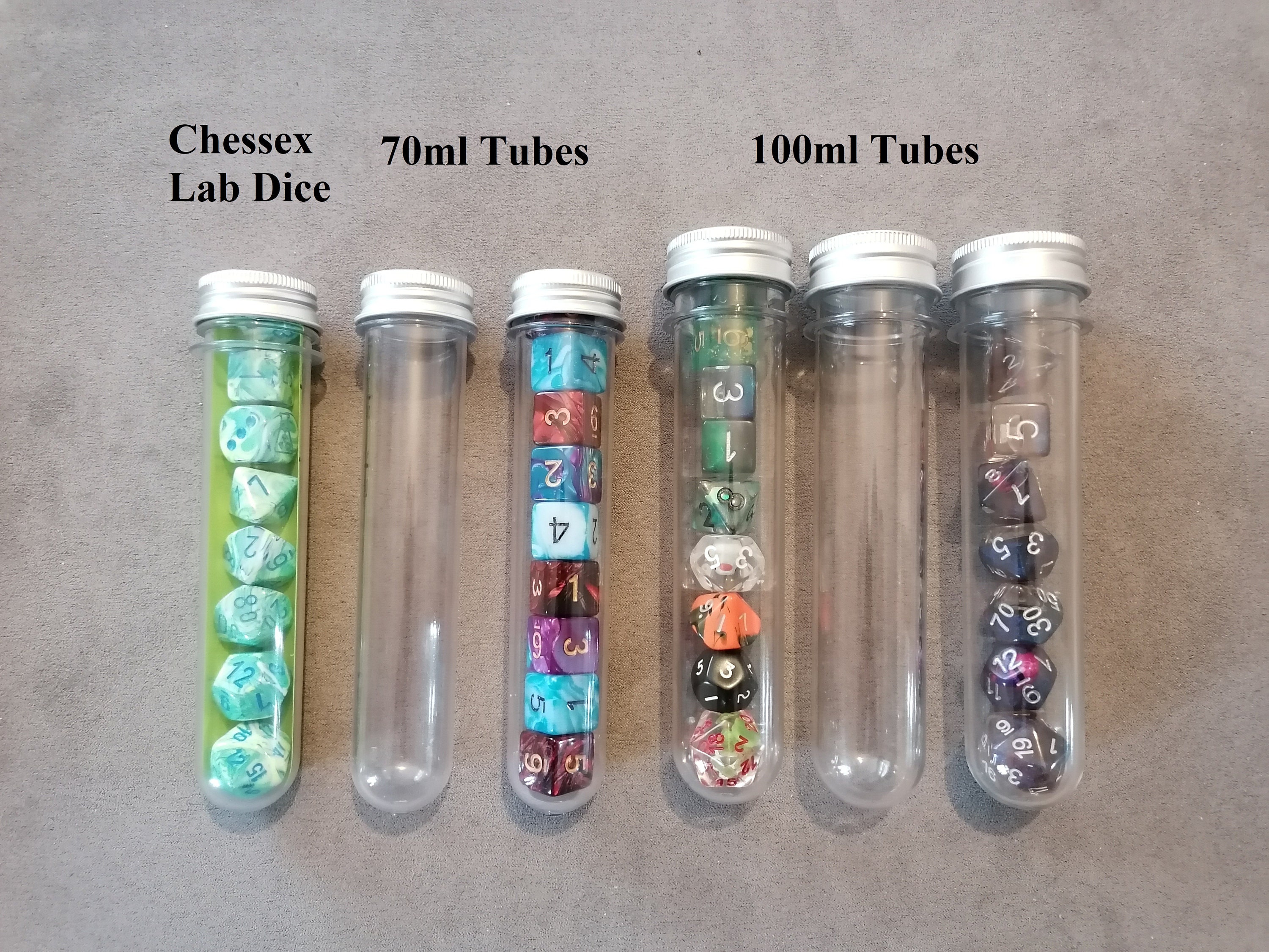 Dice and More Storage Tubes and Stands 70ml - Etsy