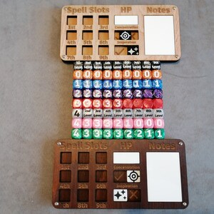 Dnd Spell Slot, HP and Note Tracker - Etsy