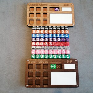 Dnd Spell Slot, HP and Note Tracker - Etsy