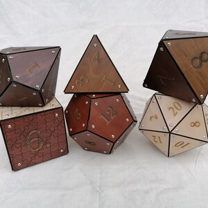 Giant Wooden Polyhedral Dice - Etsy