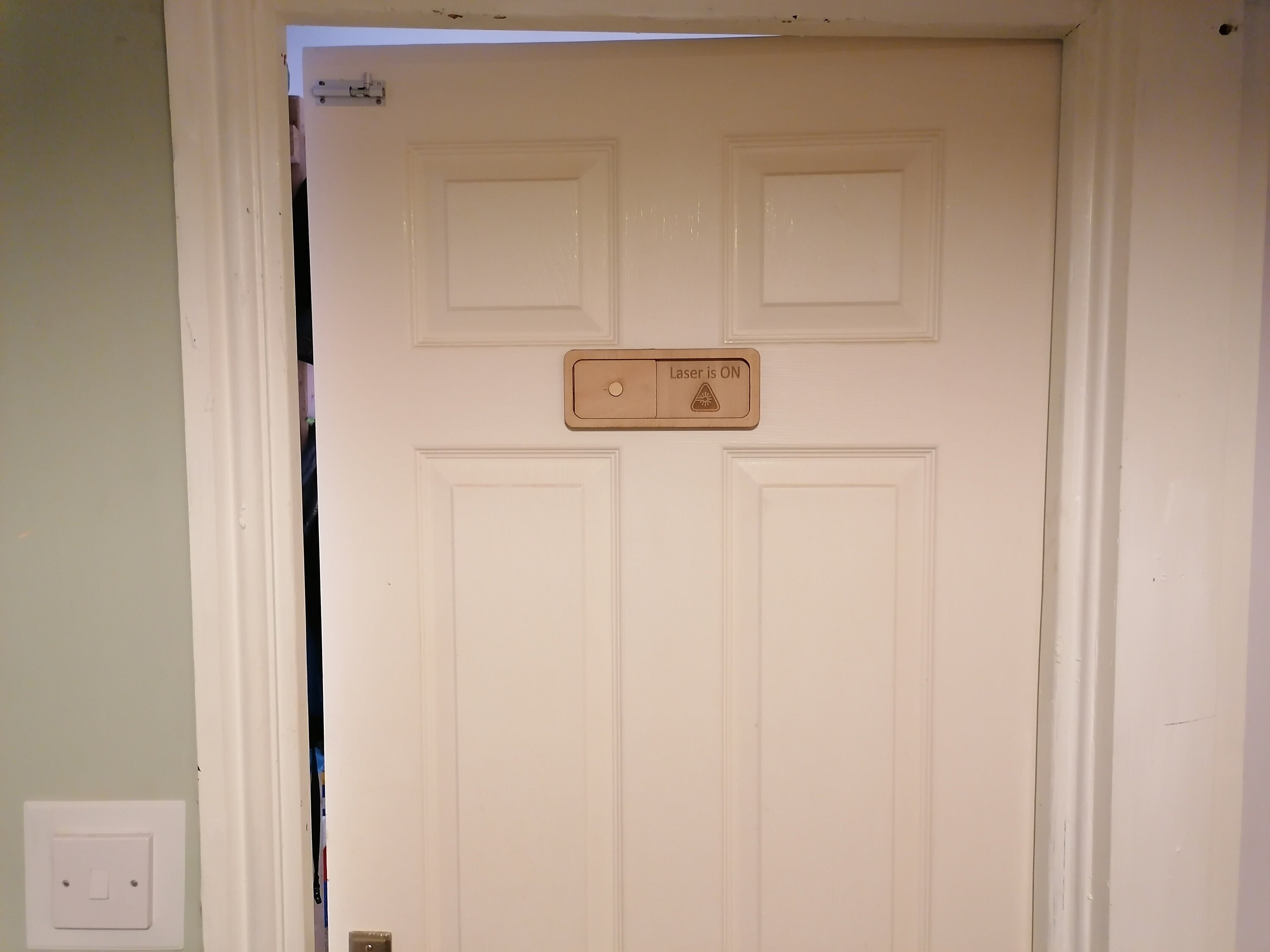 Laser Cut Customizable Sliding Door Sign - Etsy