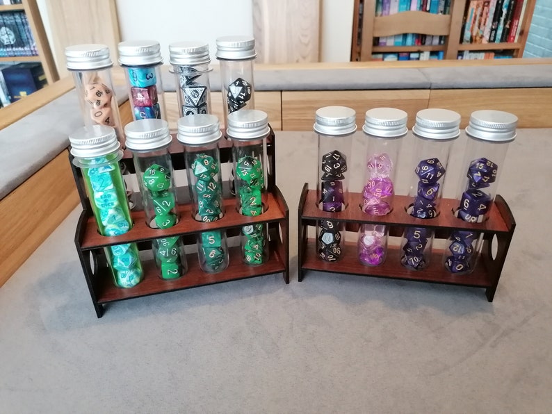 Dice (and More) Storage Tubes and Stands (70ml) - Etsy