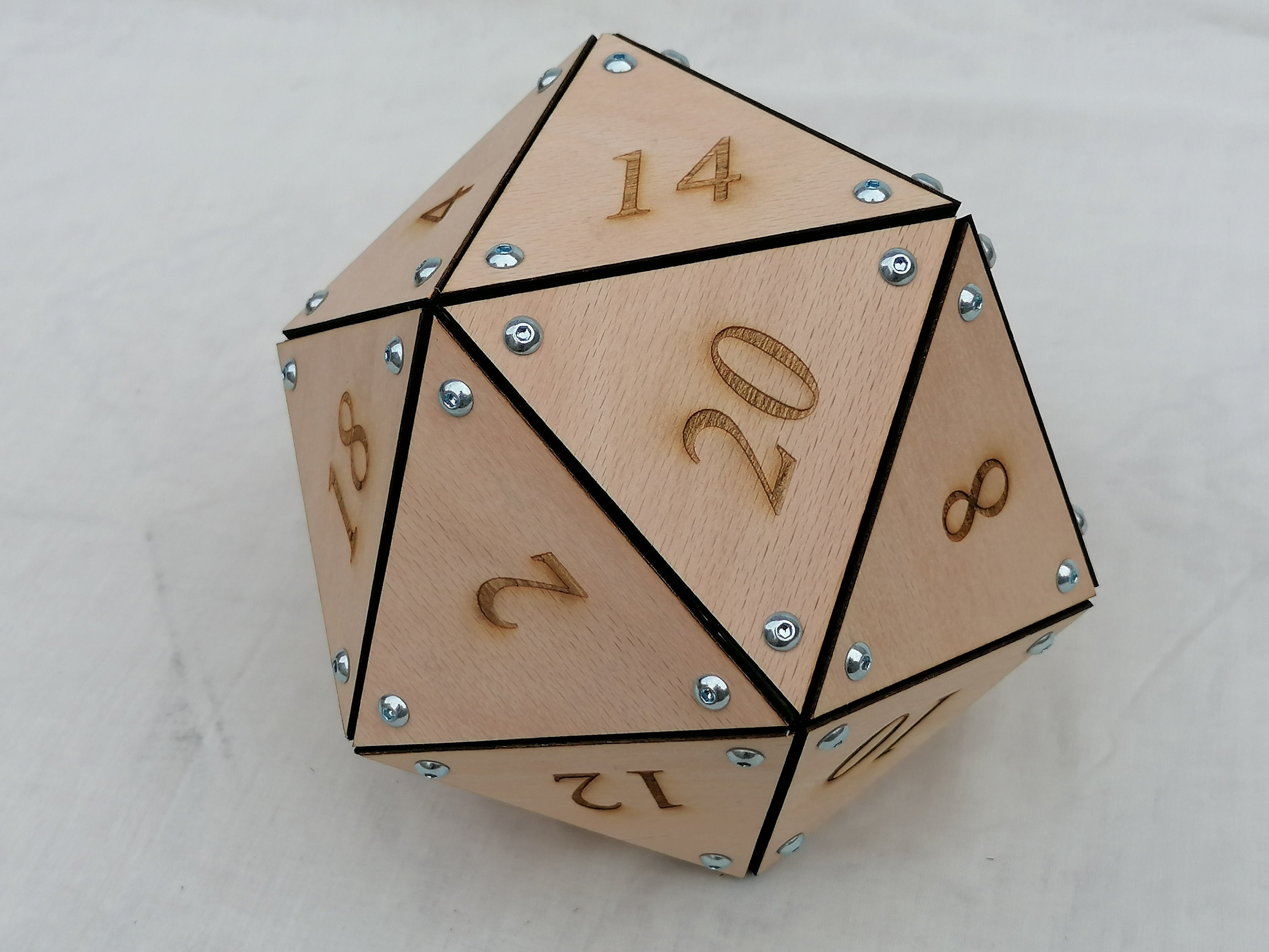 Giant Wooden Polyhedral Dice - Etsy