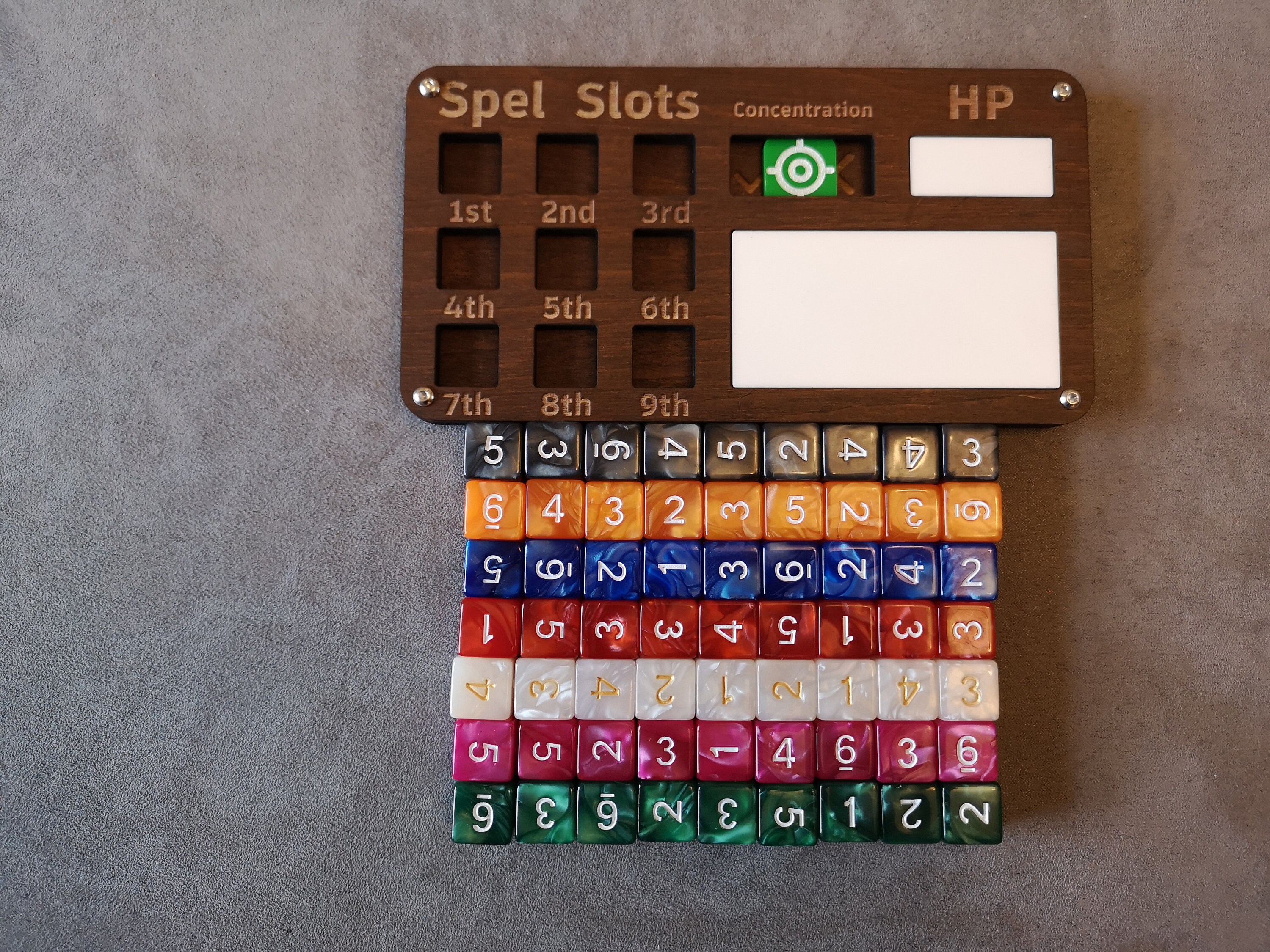 Dnd Spell Slot, HP and Note Tracker - Etsy