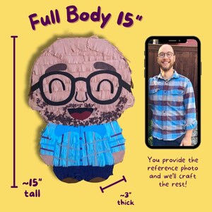 Custom People Piñata, Head Piñata - Funny Personalized Birthday Gift ...