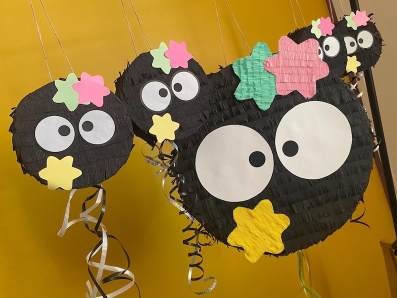 Soot Sprite Pull-string Piñata: Spirited Away Party Decor - Etsy