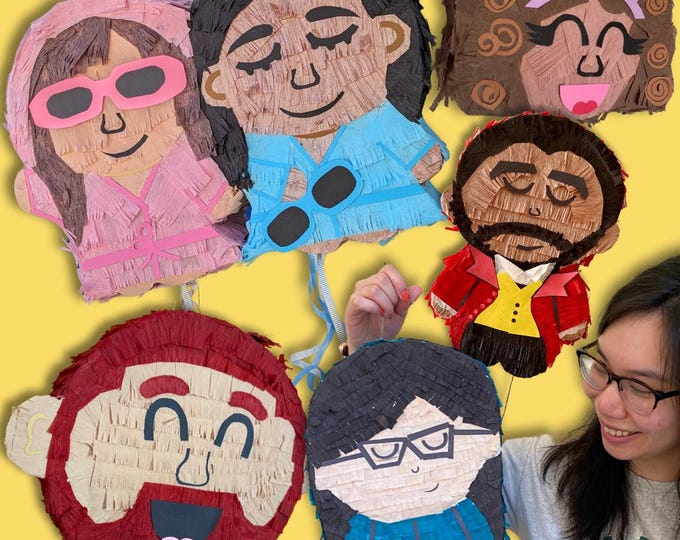 Custom People Piñata, Head Piñata - Funny Personalized Birthday Gift ...