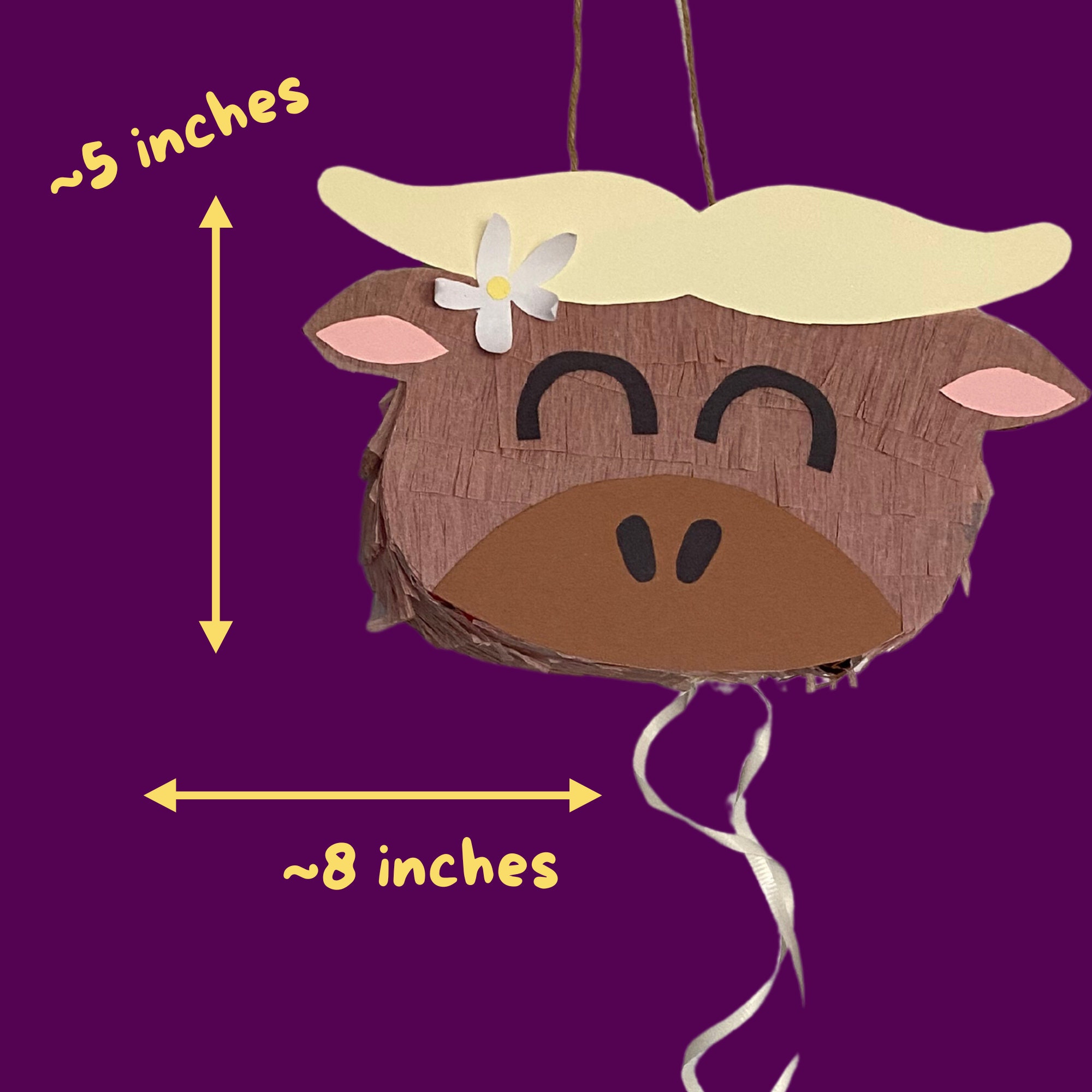 Philippine Caribou Mini Pull-string Piñata - Unique Decor for Filipino ...