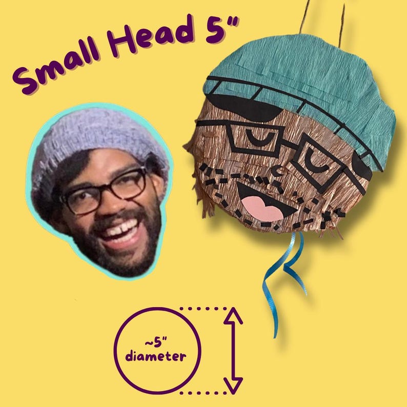 Custom People Piñata, Personalized Head Piñata, Unique Gift - Etsy
