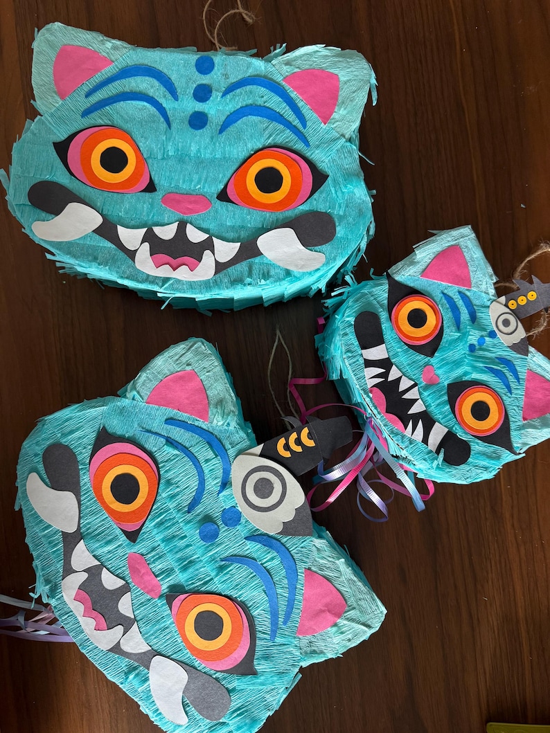 Blue Tiger Piñata | K-pop Demon Hunters Inspired Piñata With Optional ...