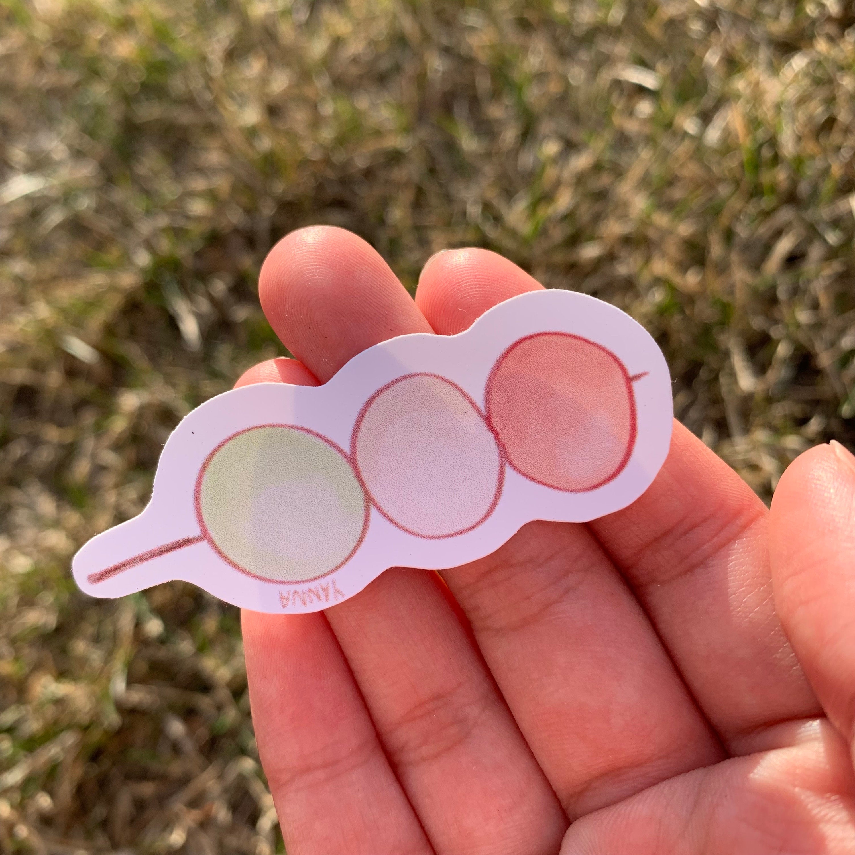 Japanese Street Food Sticker Set Set of 8, Dango Stickers, Taiyaki ...