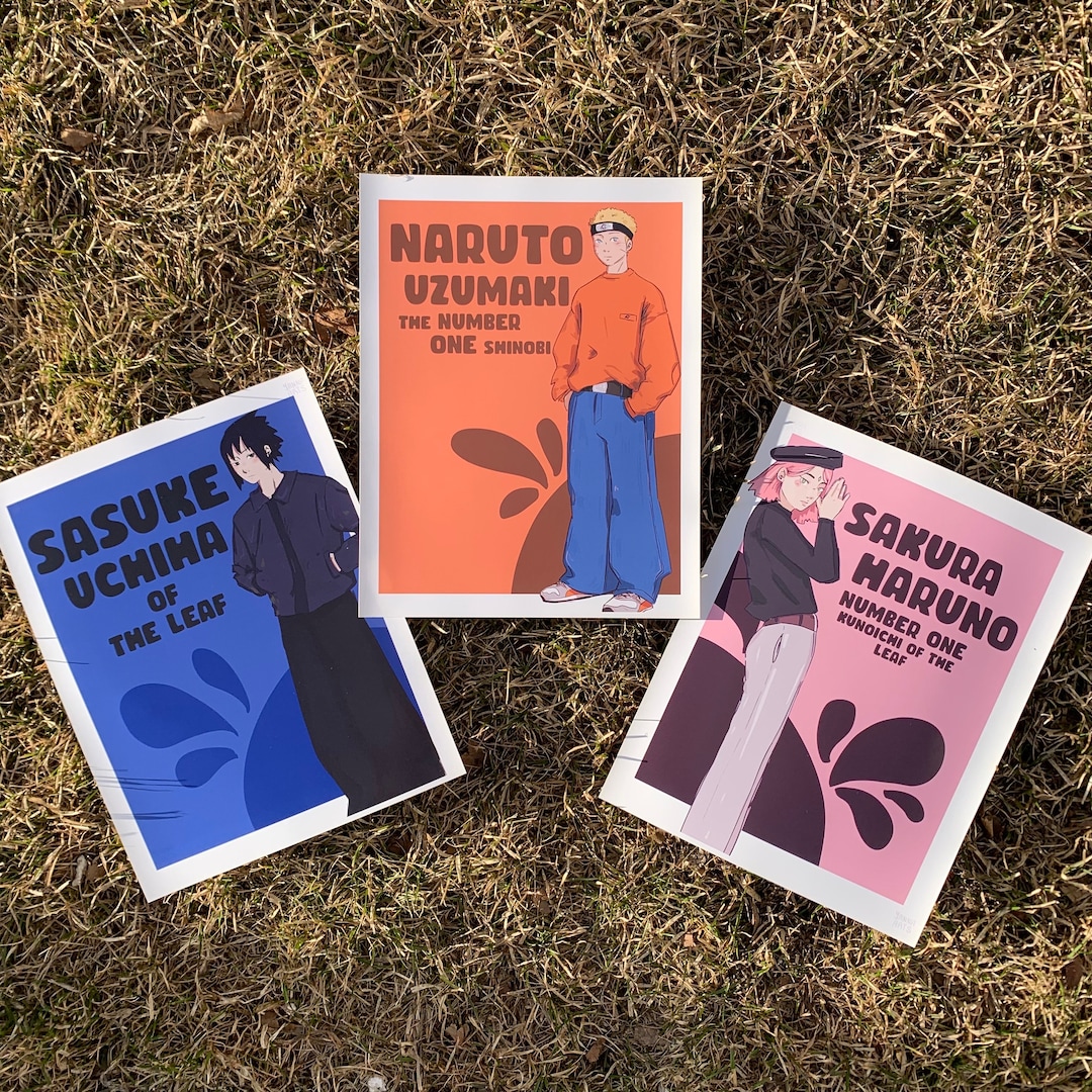 Team 7 Shinobi Art Print Bundle - Yanna Arts, Ninja Art Poster, Popular ...