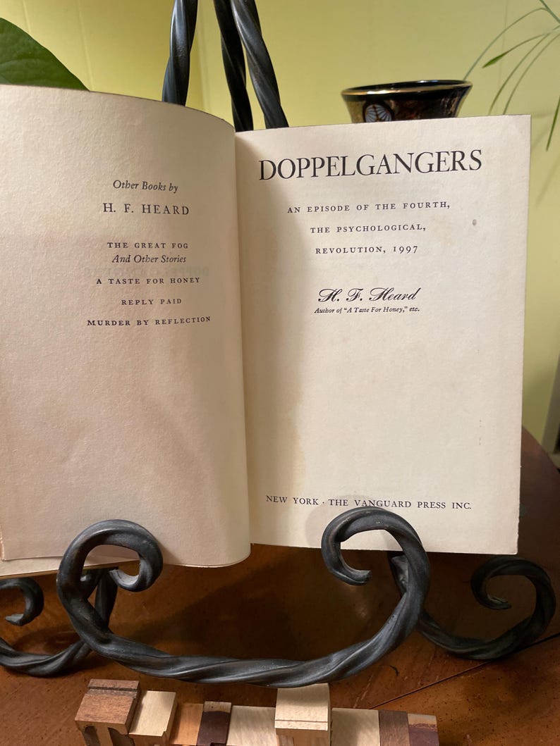 FIRST EDITION Doppelgängers by H.F. Heard A Vanguard 1947 Hardcover ...